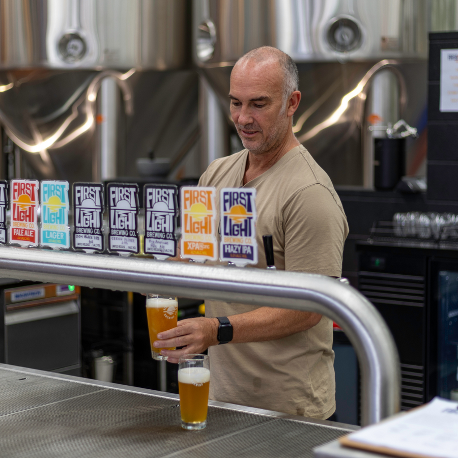 Meet the Founders of First Light Brewing Co - Haydon & Damien