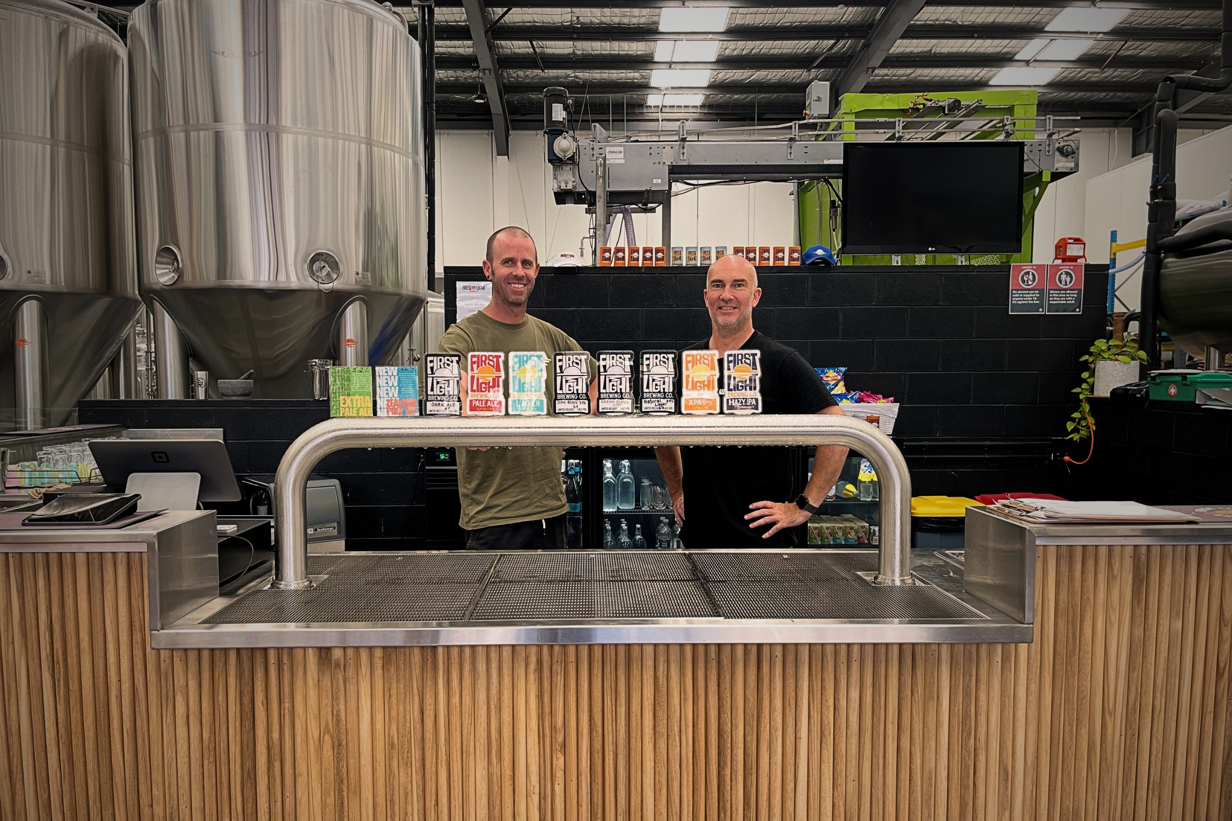 Meet the Founders of First Light Brewing Co - Haydon & Damien
